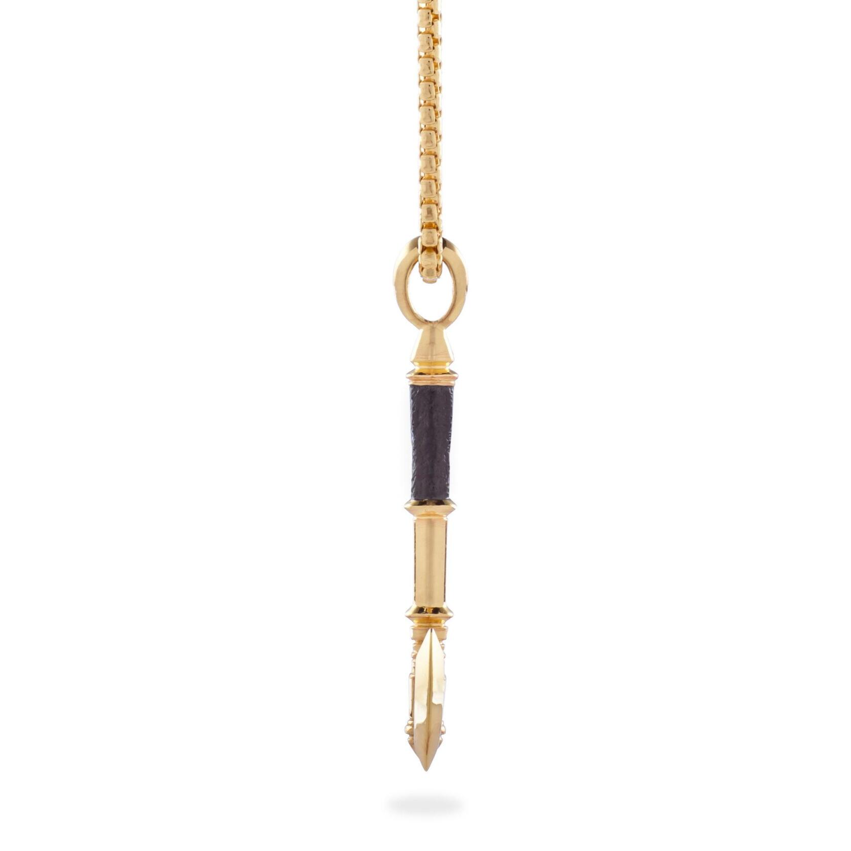 Ancient Men's Gold Axe Necklace | Marcos de Andrade